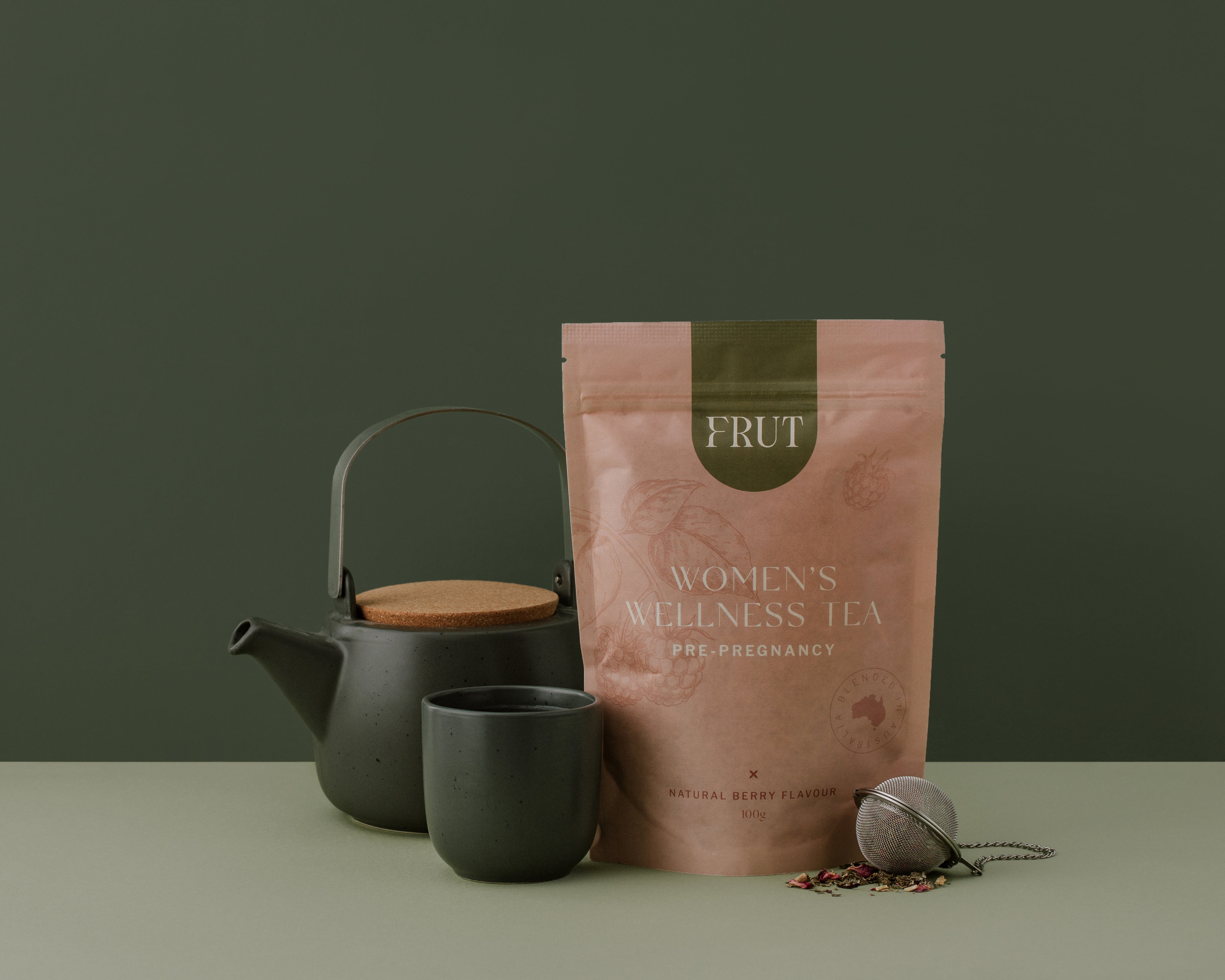 FRUT Fertility Tea – Organic Herbal Blend for Hormone Support