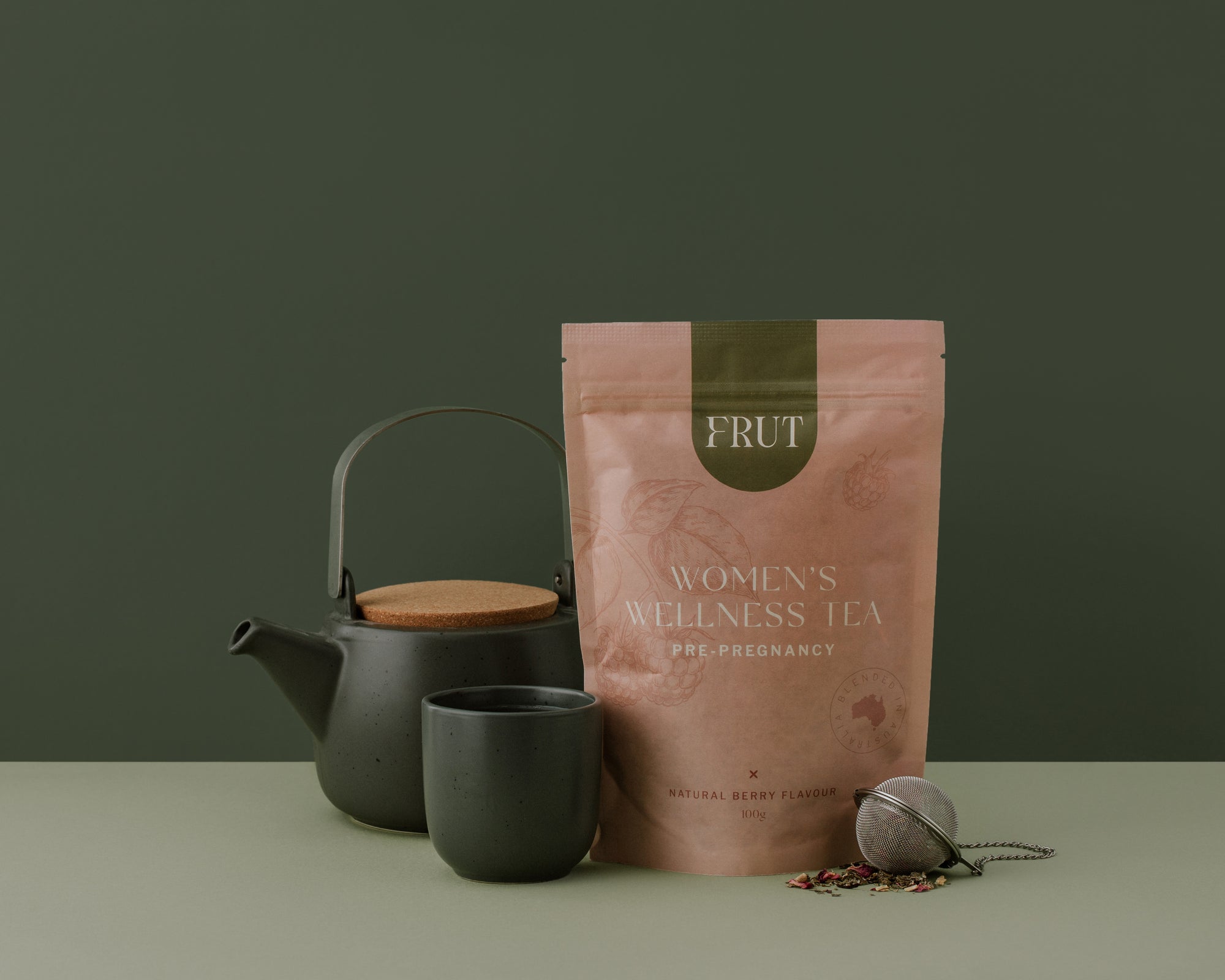 FRUT Fertility Tea – Organic Herbal Blend for Hormone Support